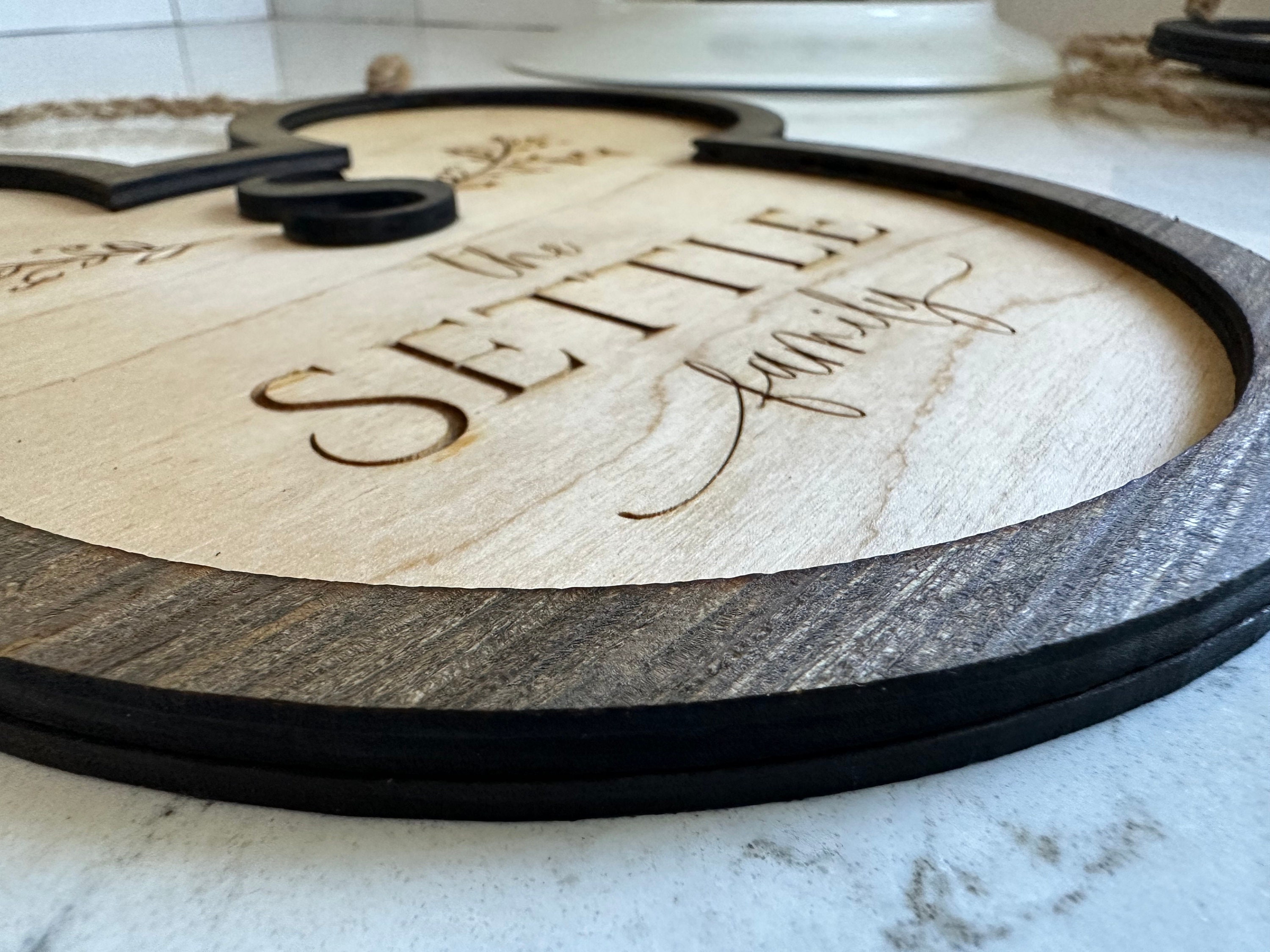 Disney Famiy Name Sign Disney Name Sign Custom Last Name Sign ...