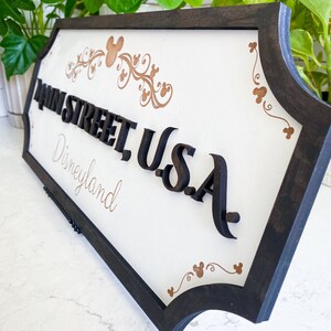 Disney Main Street Sign | Classic Disney Decor | Disney Home Decor ...