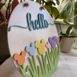 Disney Springtime Sign | Disney Spring Door Hanger | Spring Decor ...