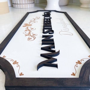 Disney Main Street Sign | Classic Disney Decor | Disney Home Decor ...