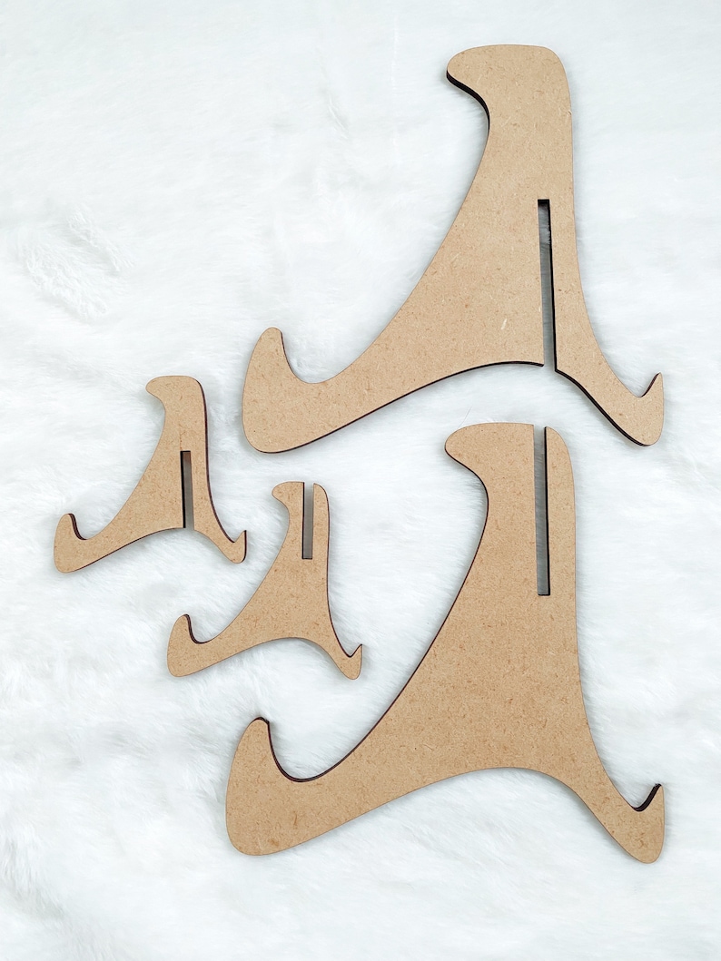 Sign Display Stand Display Easel Frame Stand Plate Stand Small Wood ...