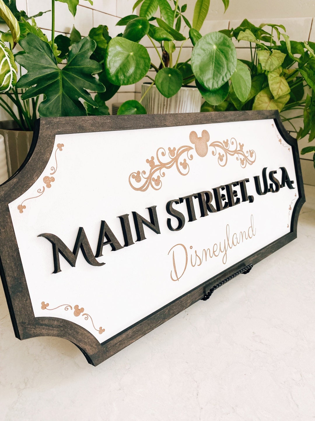 Disney Main Street Sign | Classic Disney Decor | Disney Home Decor ...