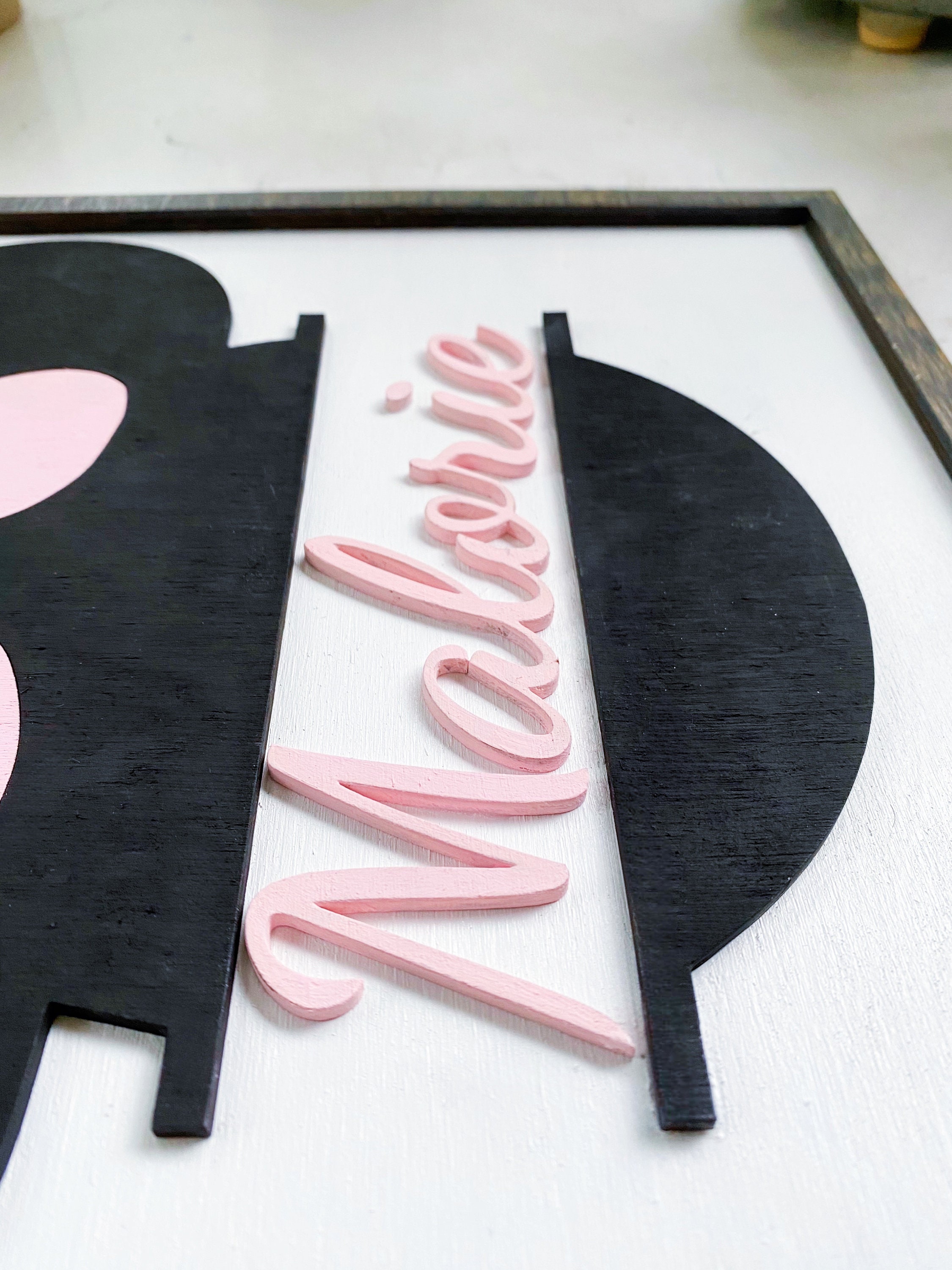 Minnie Mouse Name Sign Disney Font Name Sign Custom Name Sign Disney ...