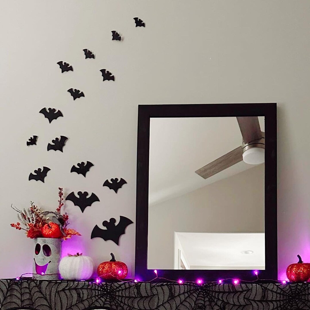 Mickey Mouse Bats Wood Bats Disney Bats Mickey Bats Bat Wall Set of ...