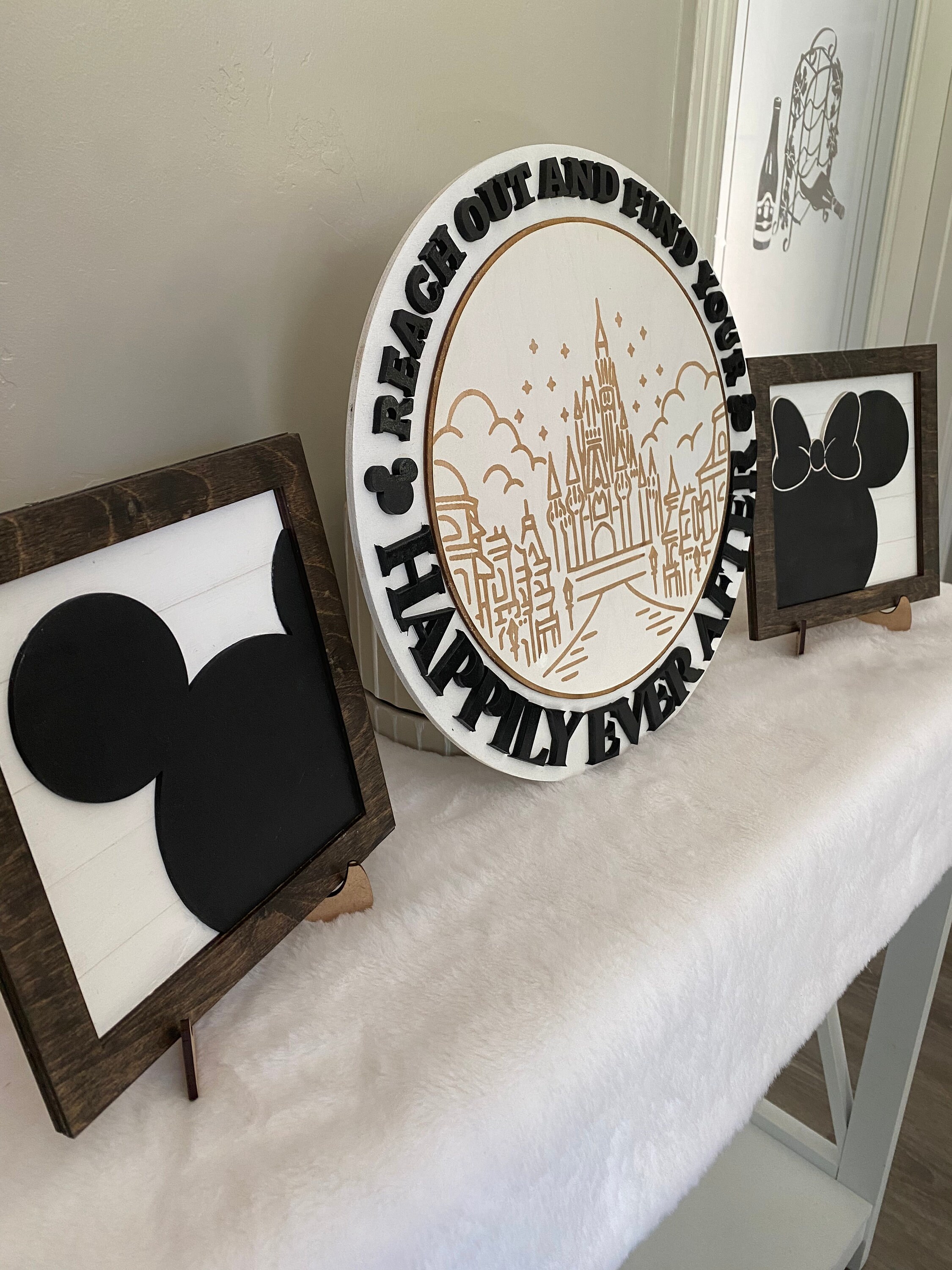 Disney World Sign Disney Castle Sign Cinderellas Castle - Etsy