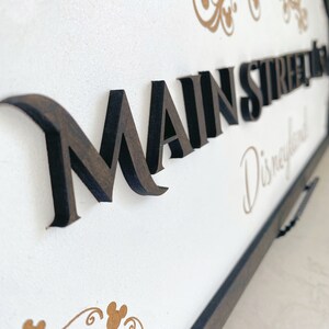 Disney Main Street Sign | Classic Disney Decor | Disney Home Decor ...