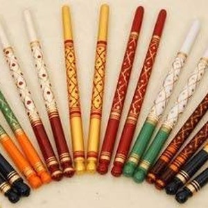Rakhi Special Decorated Dandiya Sticks for Navratri and Garba Dance ...