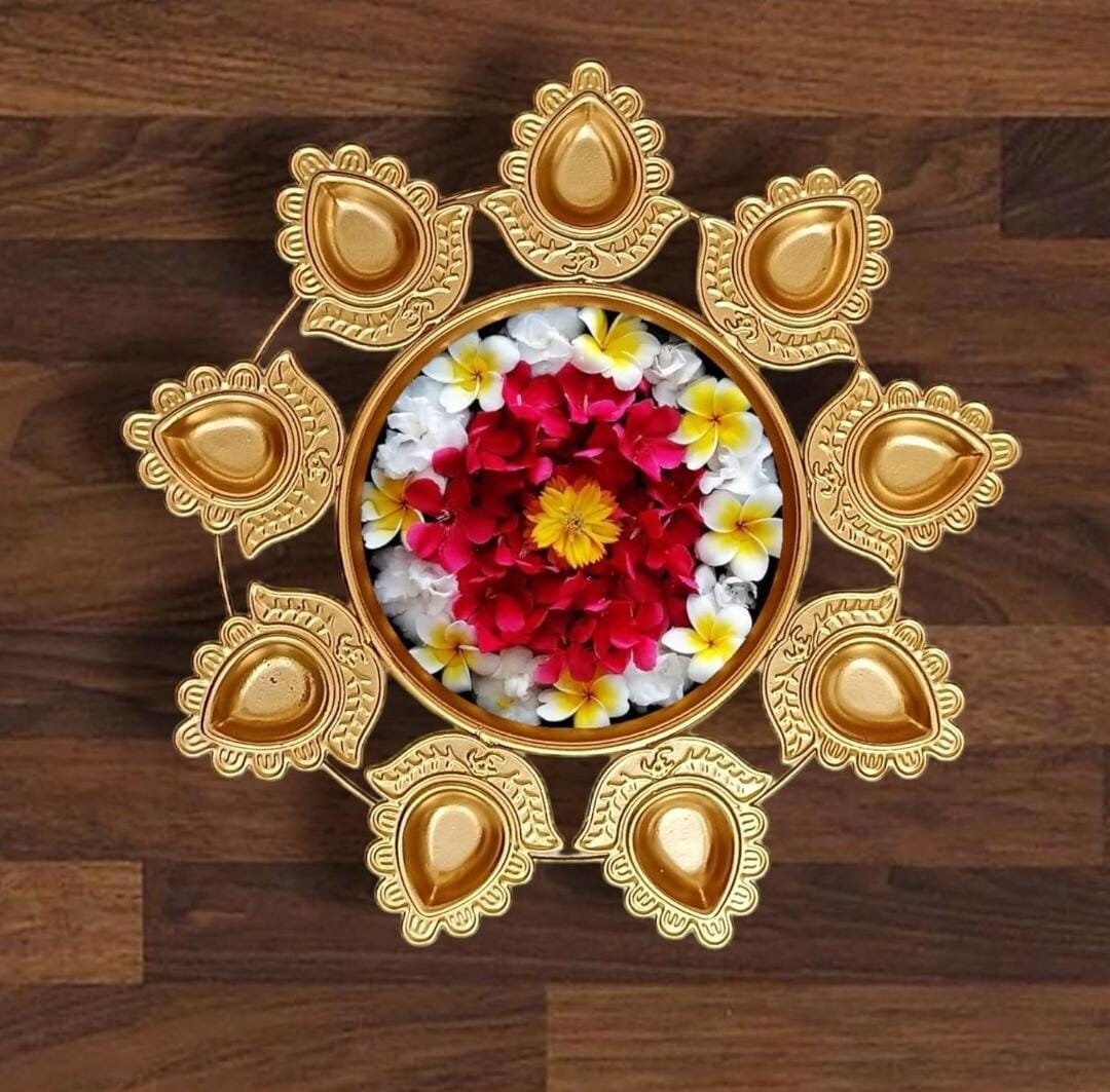 Diya Design Urli Bowl for Floating Flowers, Festive Home Decor, New ...