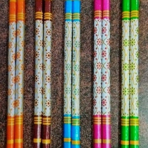 Rakhi Special Decorated Dandiya Sticks for Navratri and Garba Dance ...