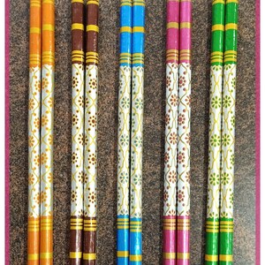 Rakhi Special Decorated Dandiya Sticks for Navratri and Garba Dance ...