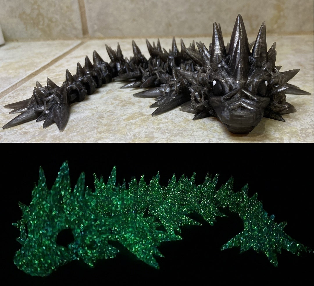 3D Printed Articulated Baby Void Dragon Authorized Flexi - Etsy