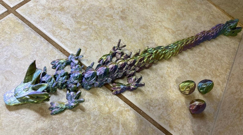 3D Printed Authorized Flexi Cinderwing3d PLA Articulated Large - Etsy