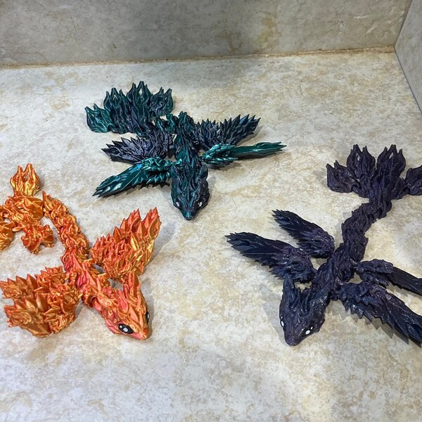Fire Dragon Sprite 3d - Etsy