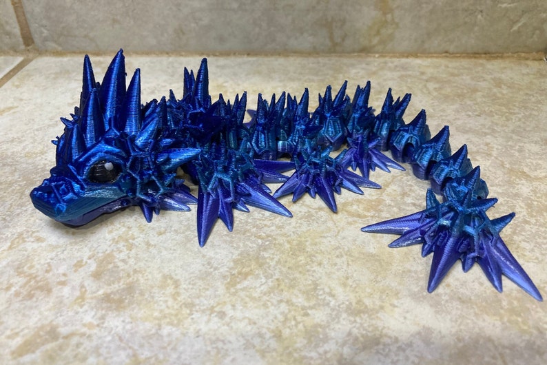 3D Printed Articulated Baby Void Dragon Authorized Flexi - Etsy