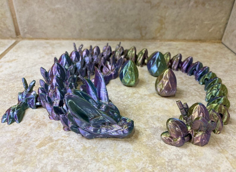 3D Printed Authorized Flexi Cinderwing3d PLA Articulated Large - Etsy