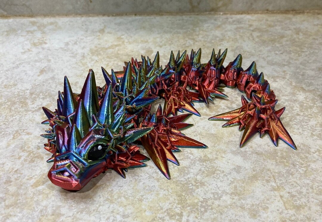 3D Printed Articulated Baby Void Dragon Authorized Flexi Cinderwing3d ...