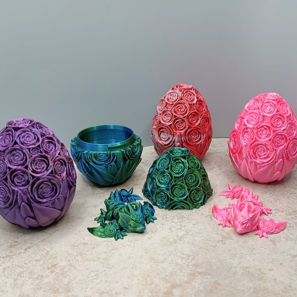 3d Printed Rose Wyvern - Etsy