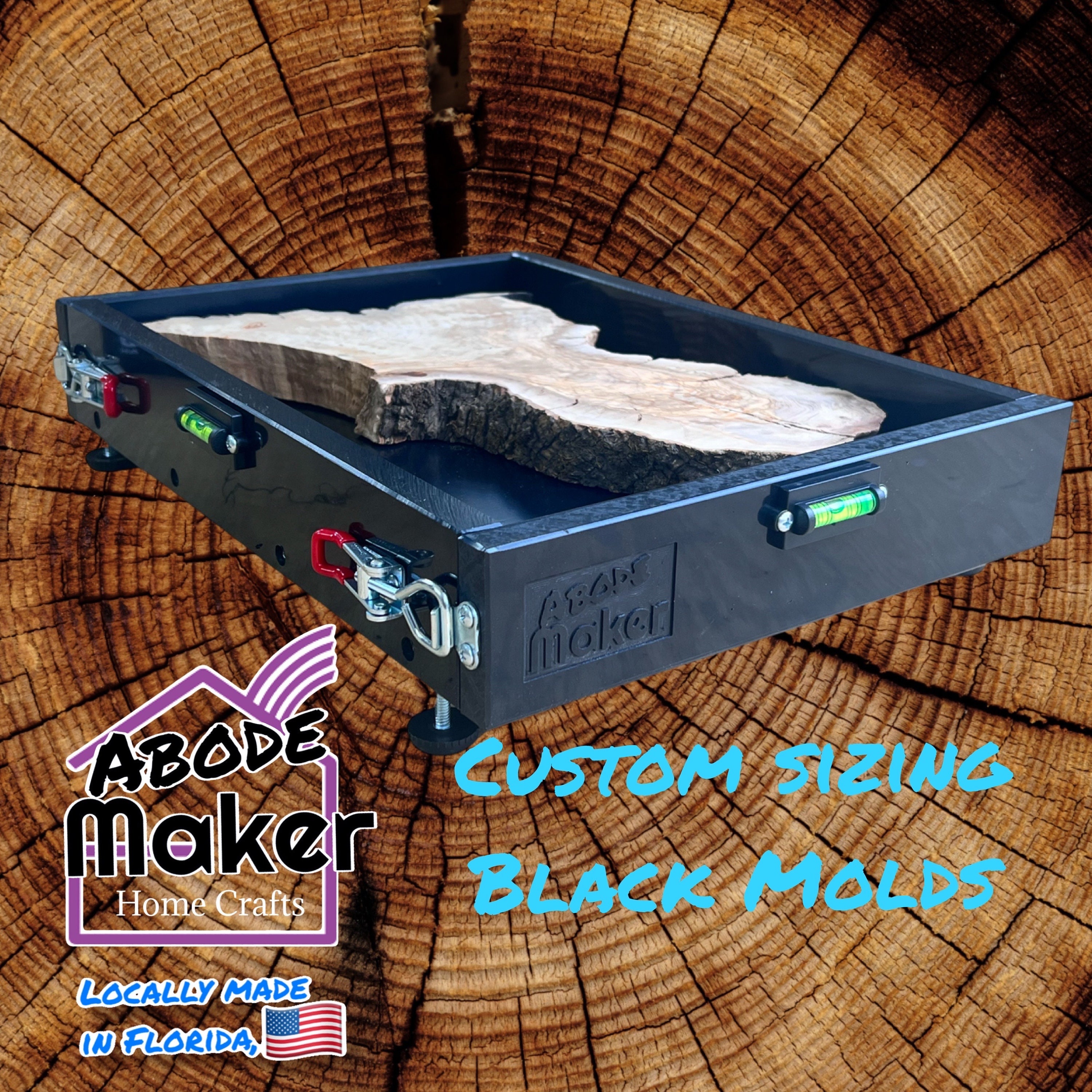 Custom Sizes New Black Resin Epoxy Molds forms, Reusable Epoxy Resin ...