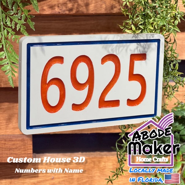 Pvc House Number - Etsy