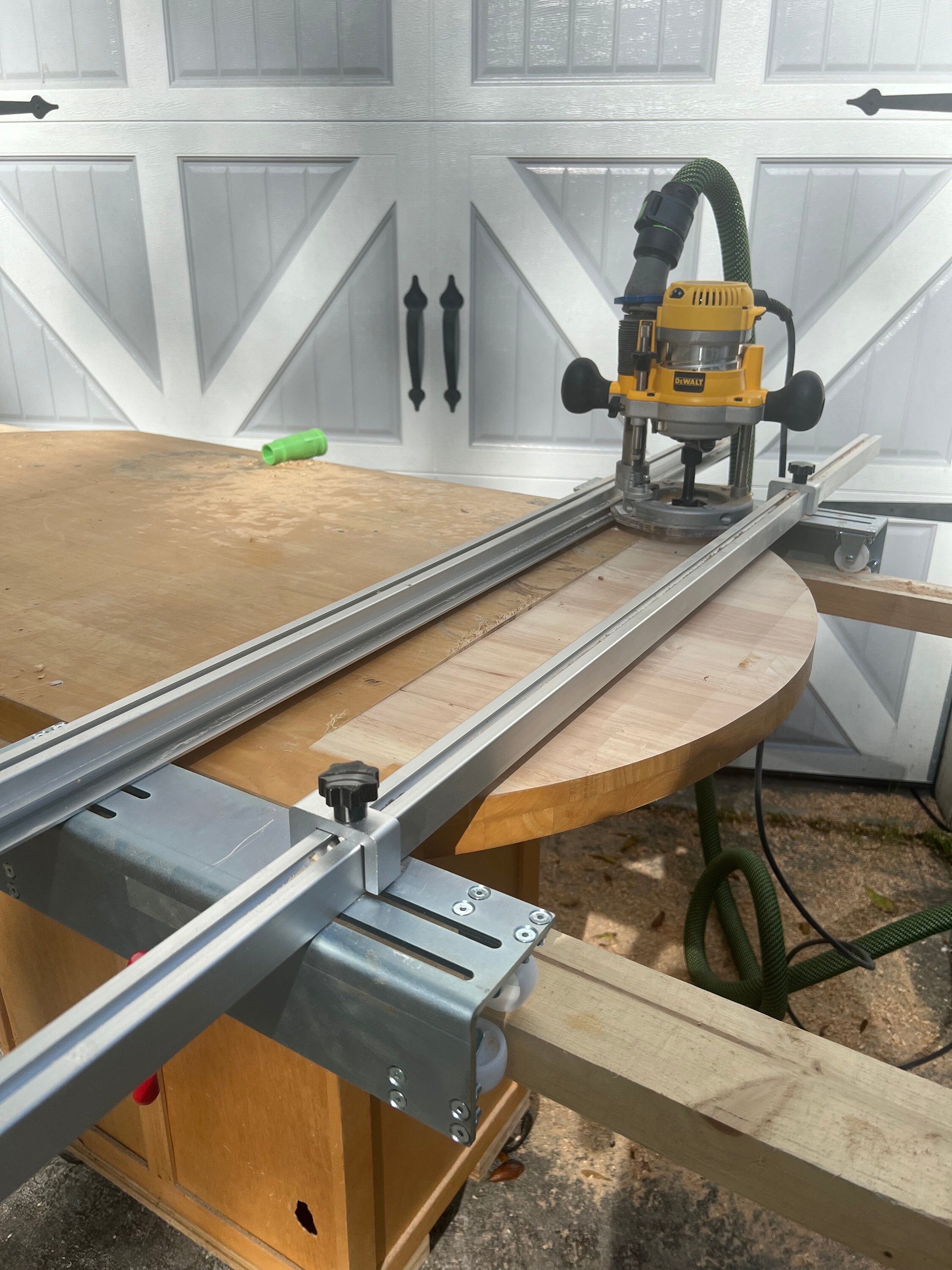 60 Inch Adjustable Router Sled, Woodworking Tool Levelyour Prjectsepoxy ...