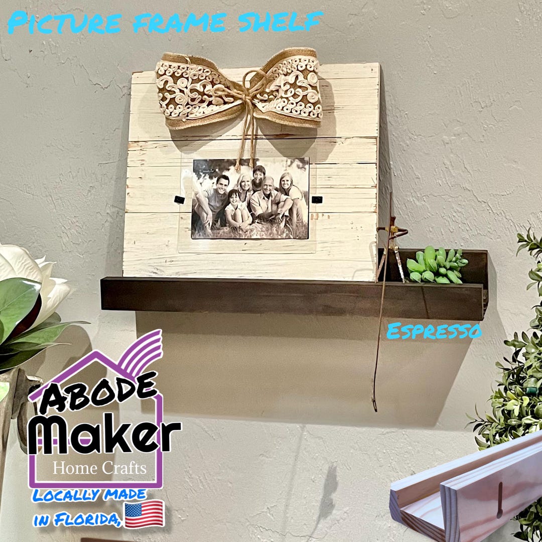 Floating Picture Ledge, Floating Shelf, Art Shelf, Display Ledge ...