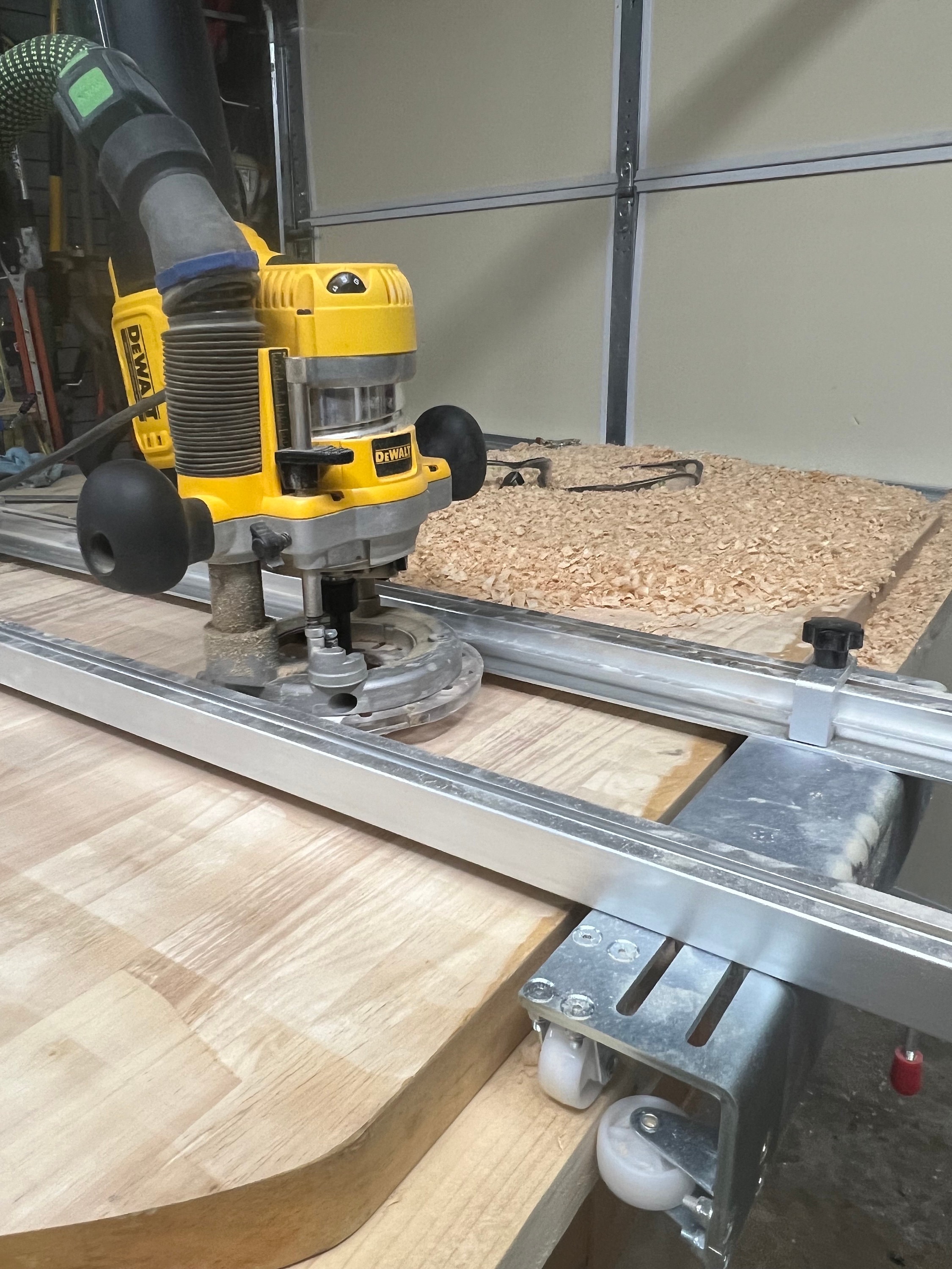 60 Inch Adjustable Router Sled, Woodworking Tool Levelyour Prjectsepoxy ...