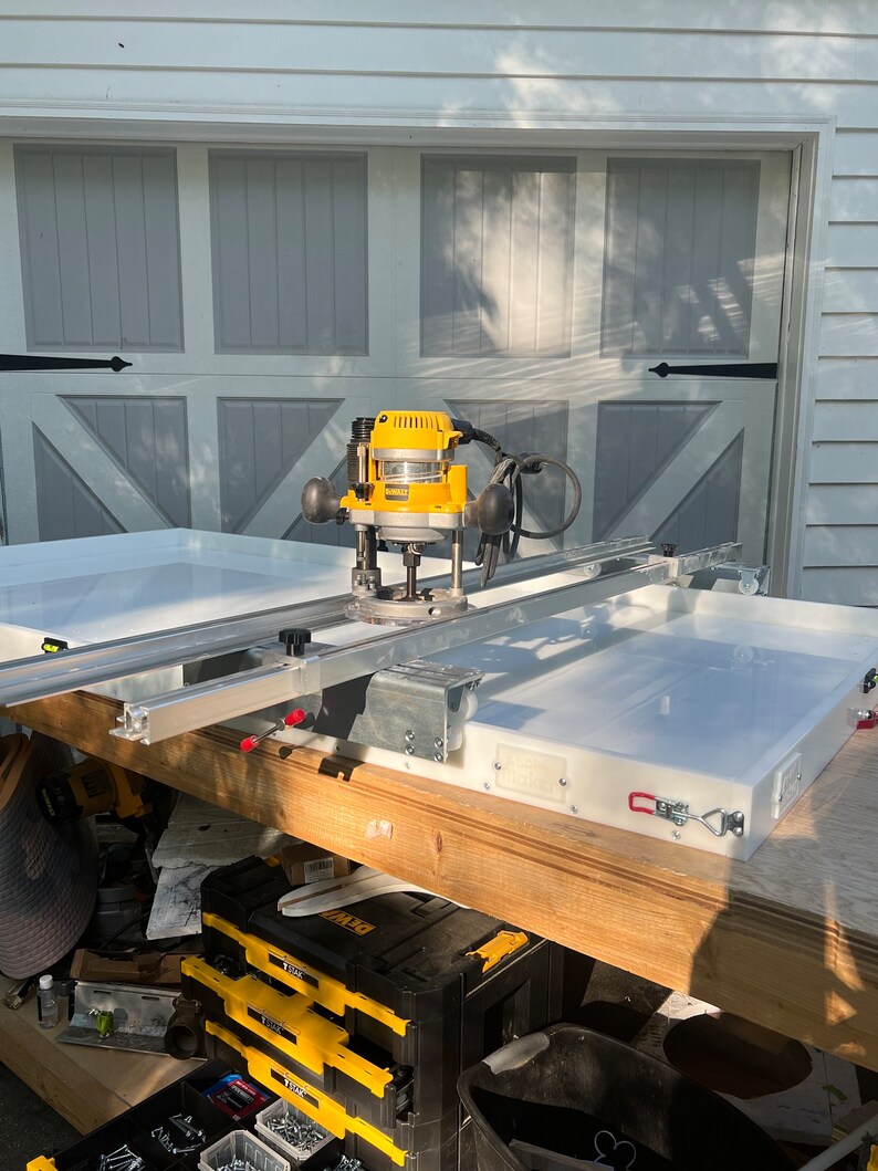 60 Inch Adjustable Router Sled, Woodworking Tool Levelyour Prjectsepoxy ...