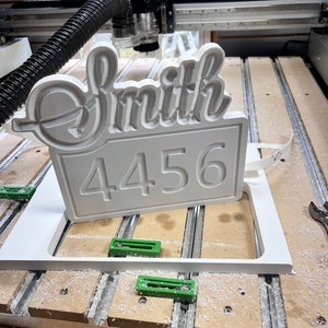 Custom Name PVC House Number-address Sign - Etsy