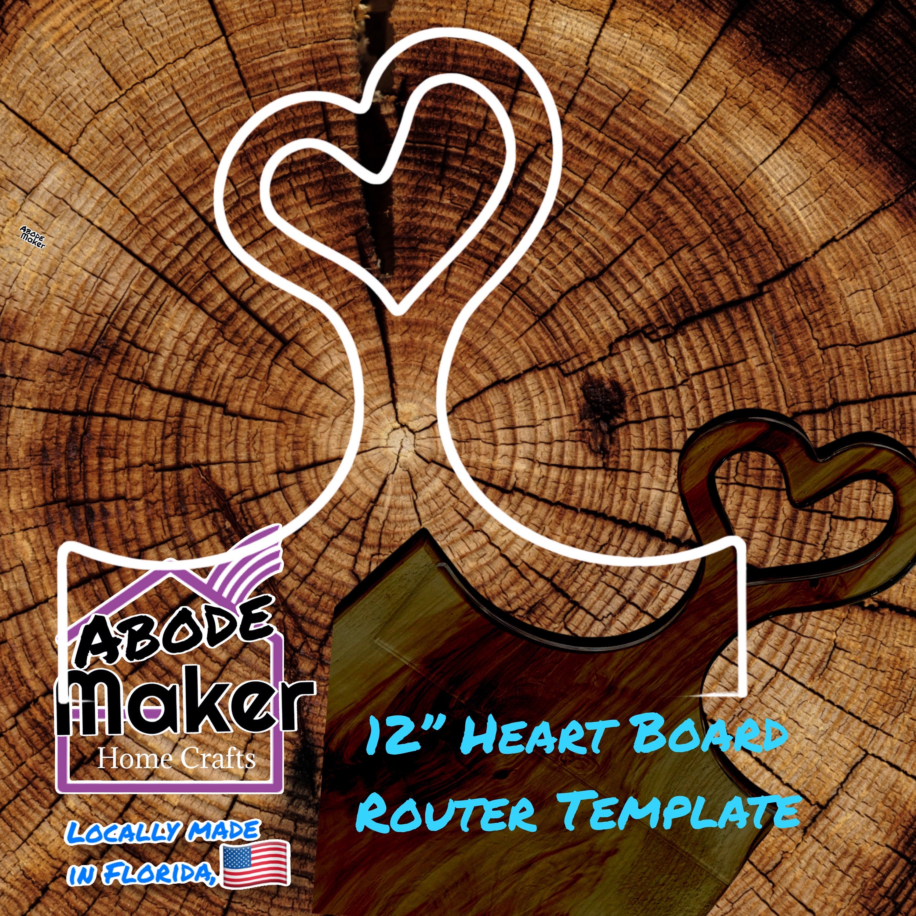 Router Template | Charcuterie | Board Handle Template | Tracing Guide ...