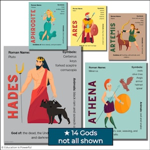Greek Mythology Posters Posters of the Greek Gods and Goddesses for ...