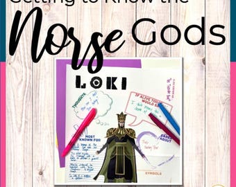 Norse God Research Poster Project - Printable Norse Mythology Posters ...
