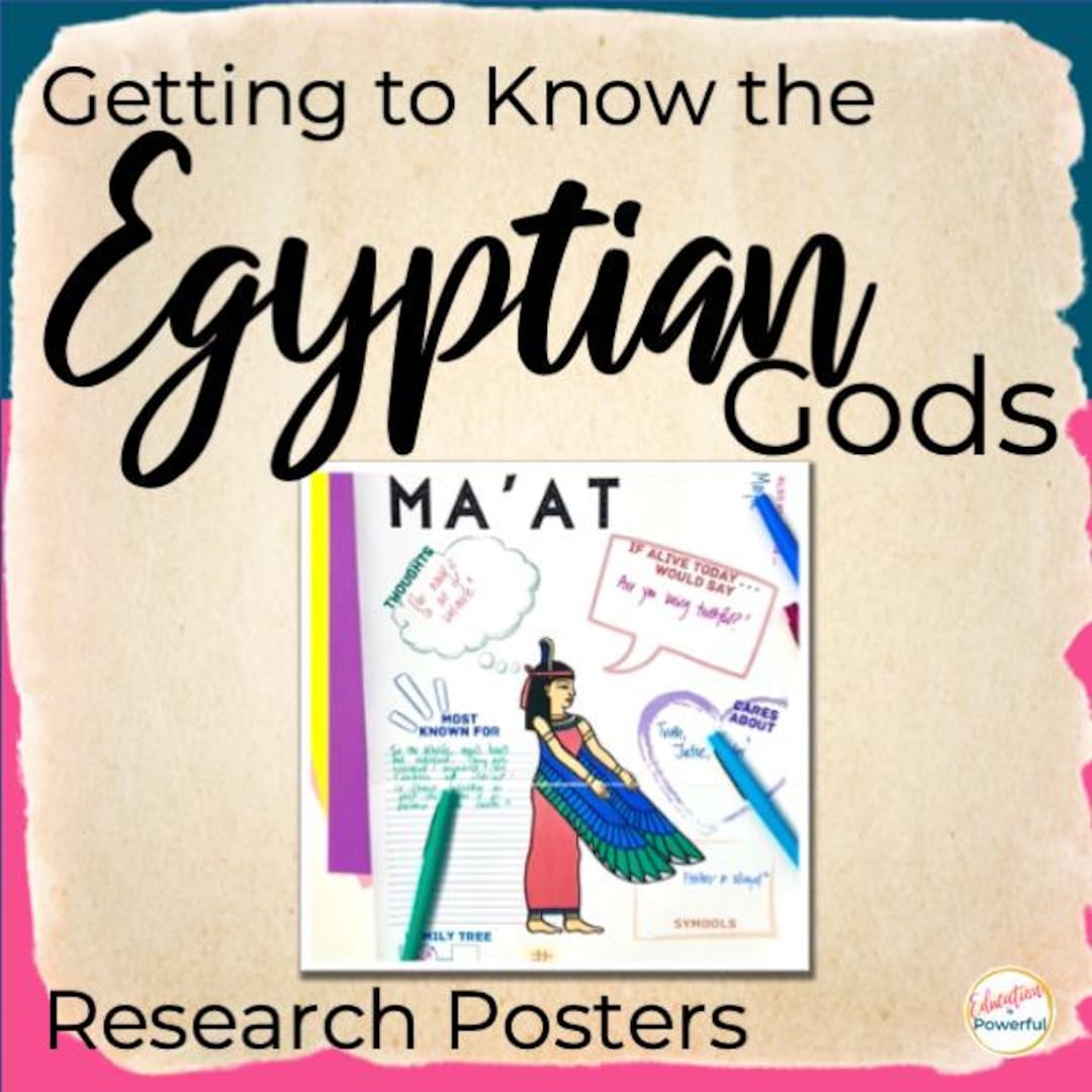 Egyptian God Research Poster Project - Printable Egyptian Mythology ...