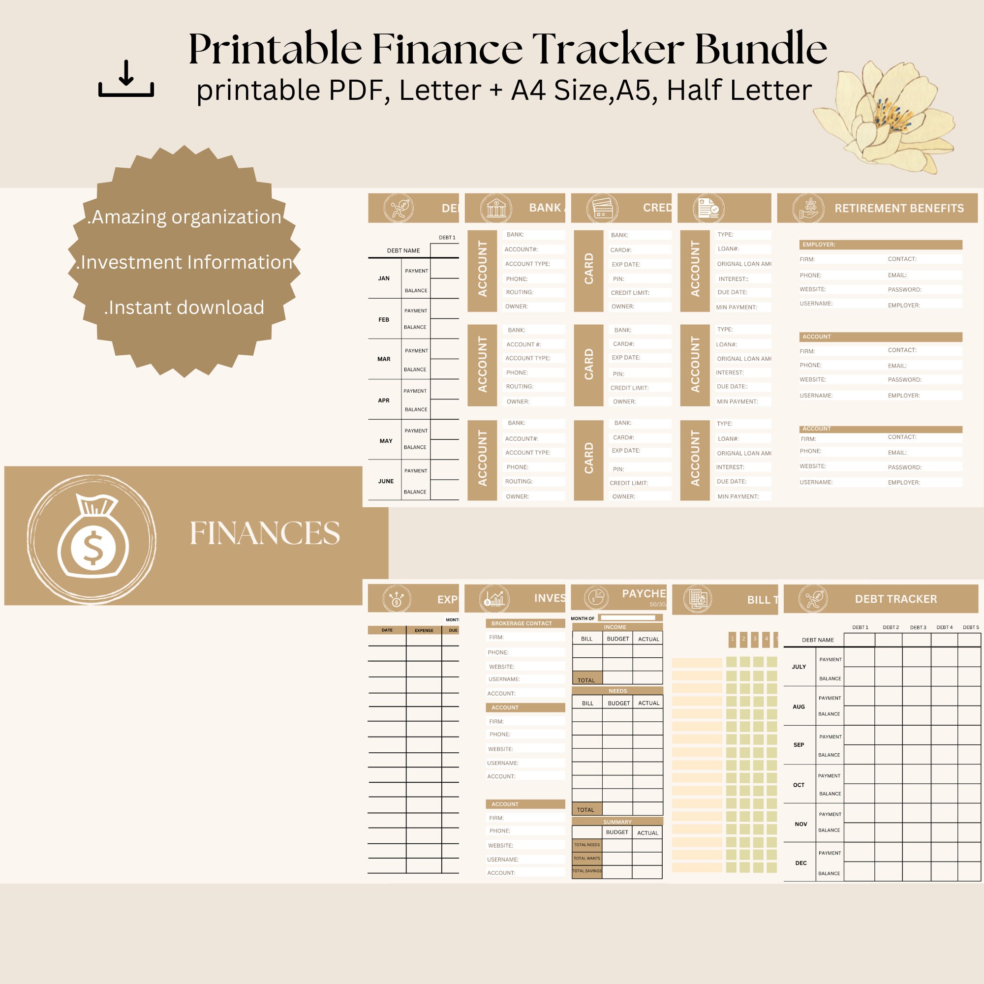 Ultimate Home Management Binder, Emergency Home Kit,household Binder ...