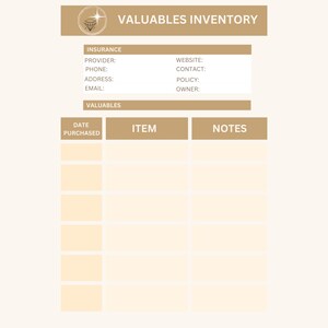 Insurance Tracker Printable, Insurance Tracking Template, Insurance ...