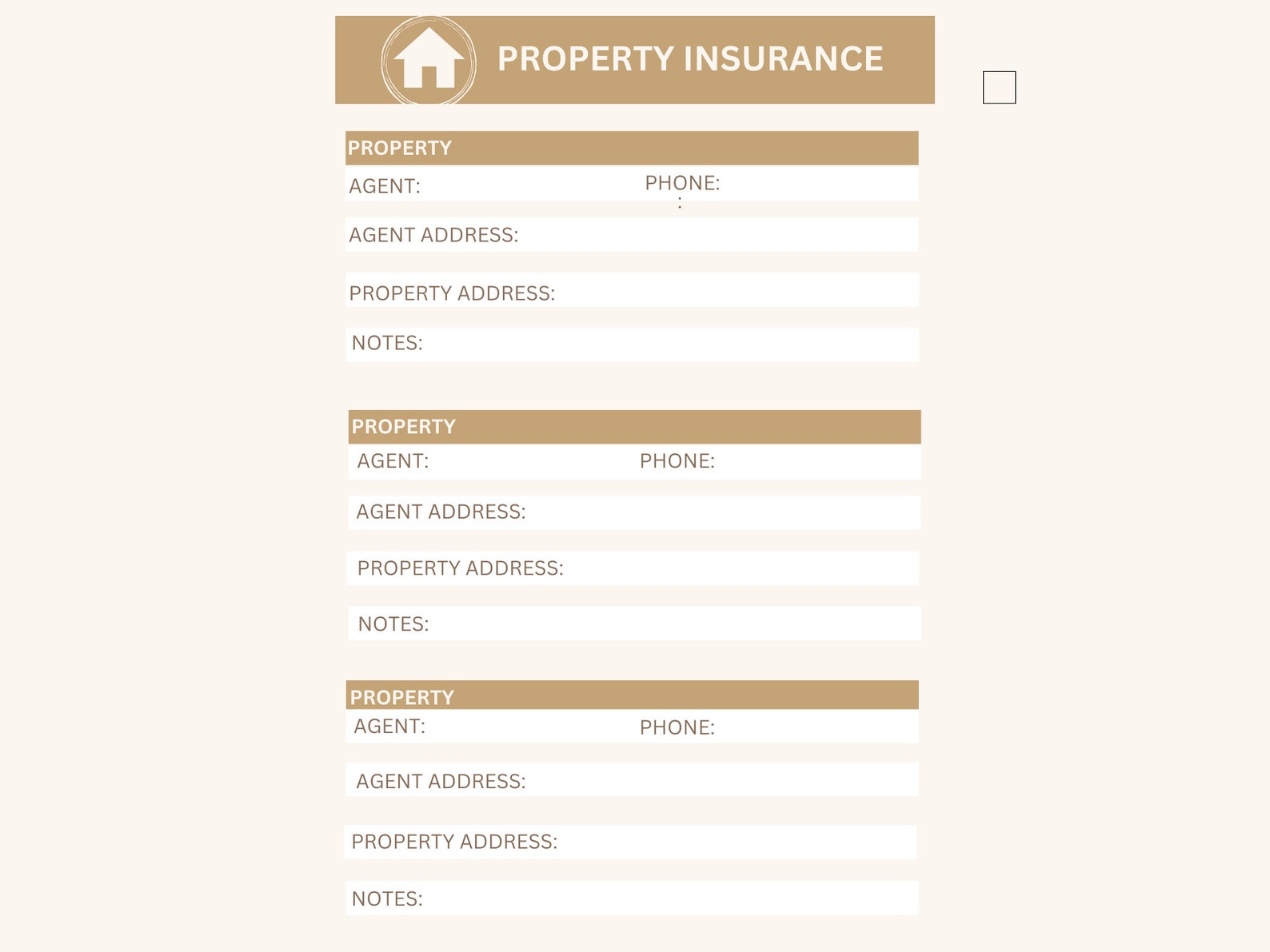 Insurance Tracker Printable, Insurance Tracking Template, Insurance ...