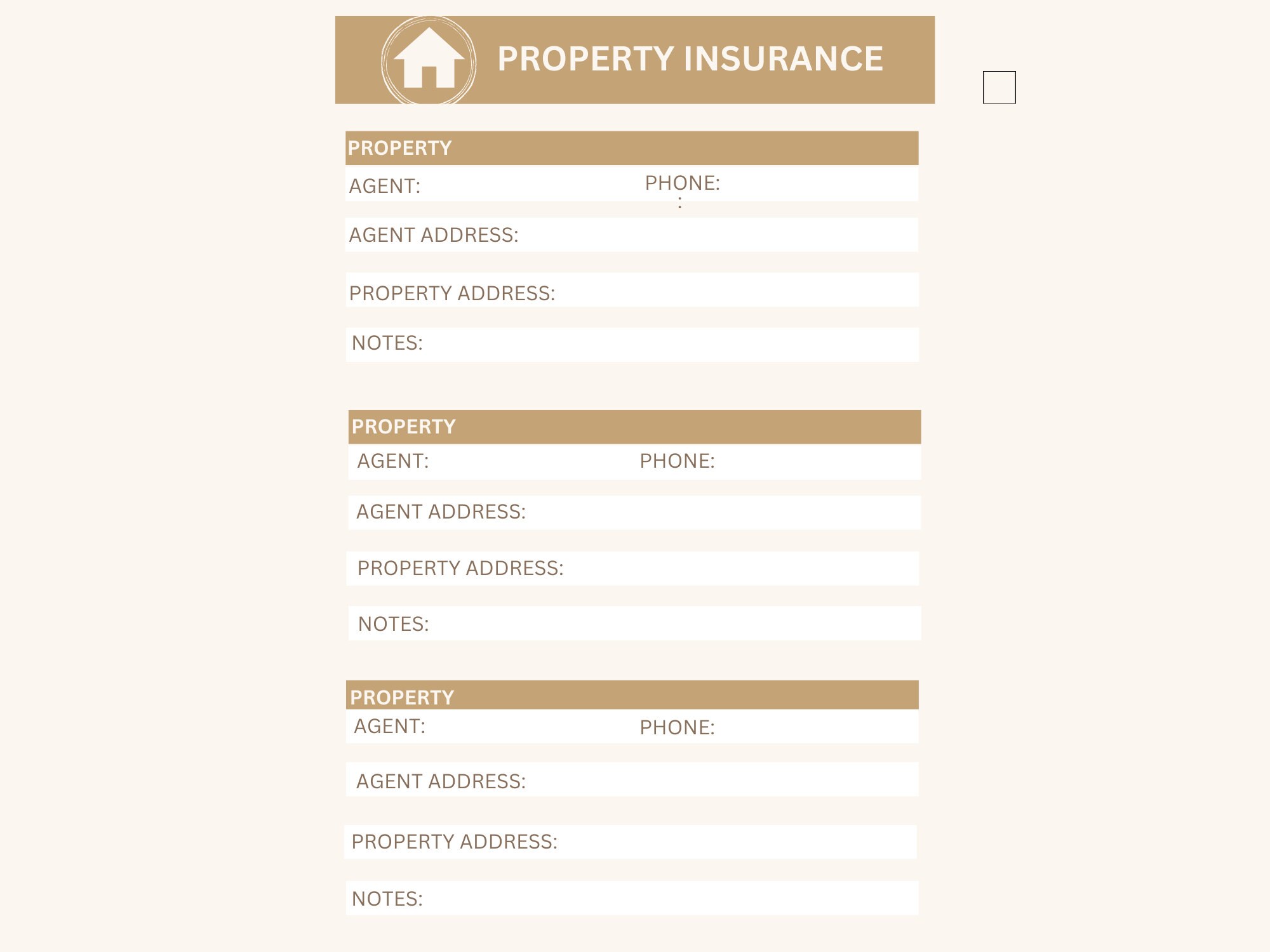 Insurance Tracker Printable, Insurance Tracking Template, Insurance ...