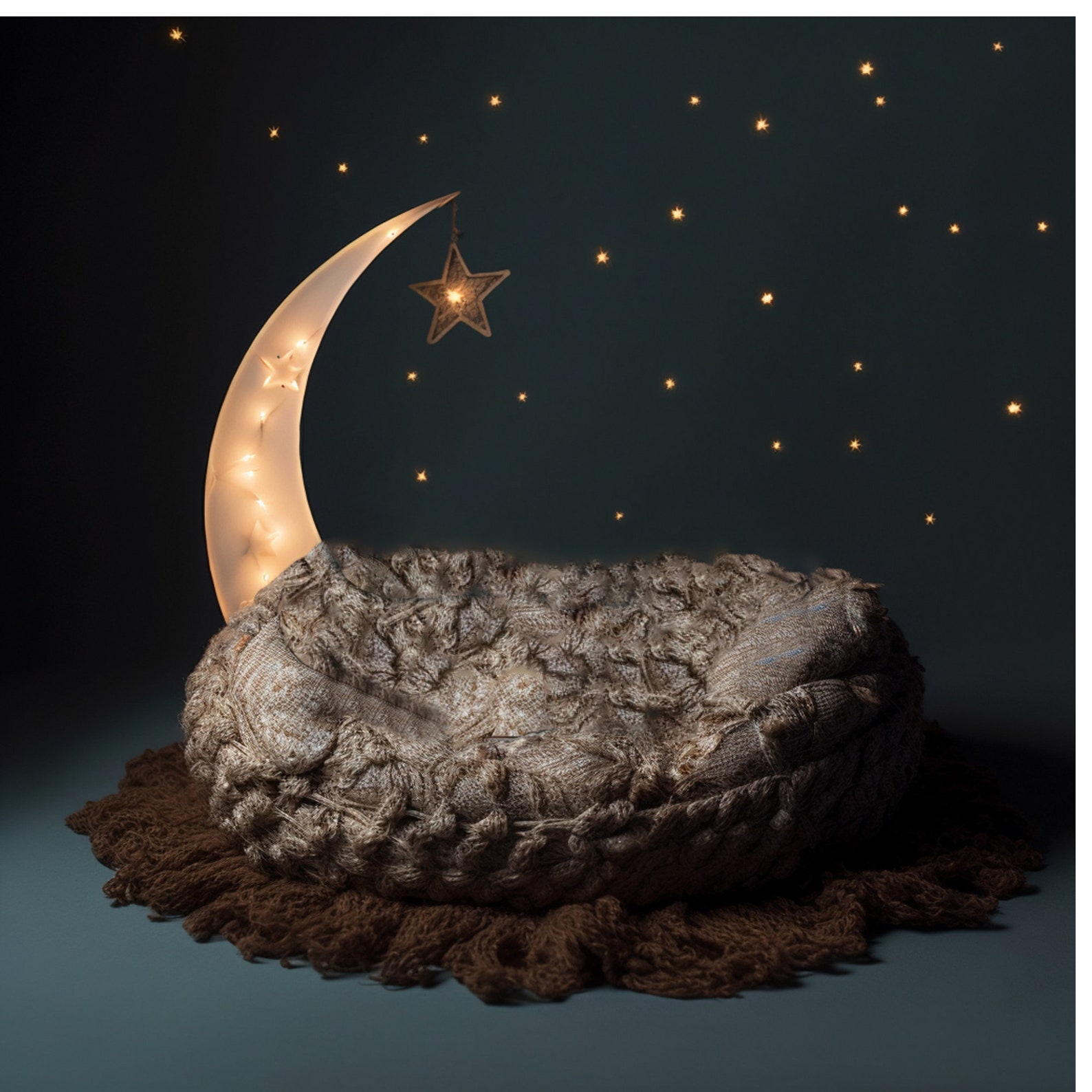 Starry Night Newborn Digital Backdrop Prints Instant Photography, Fast ...