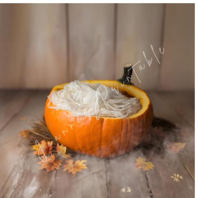 Pumpkin Wooden Background Baby Backdrop - Newborn Digital Backdrop ...