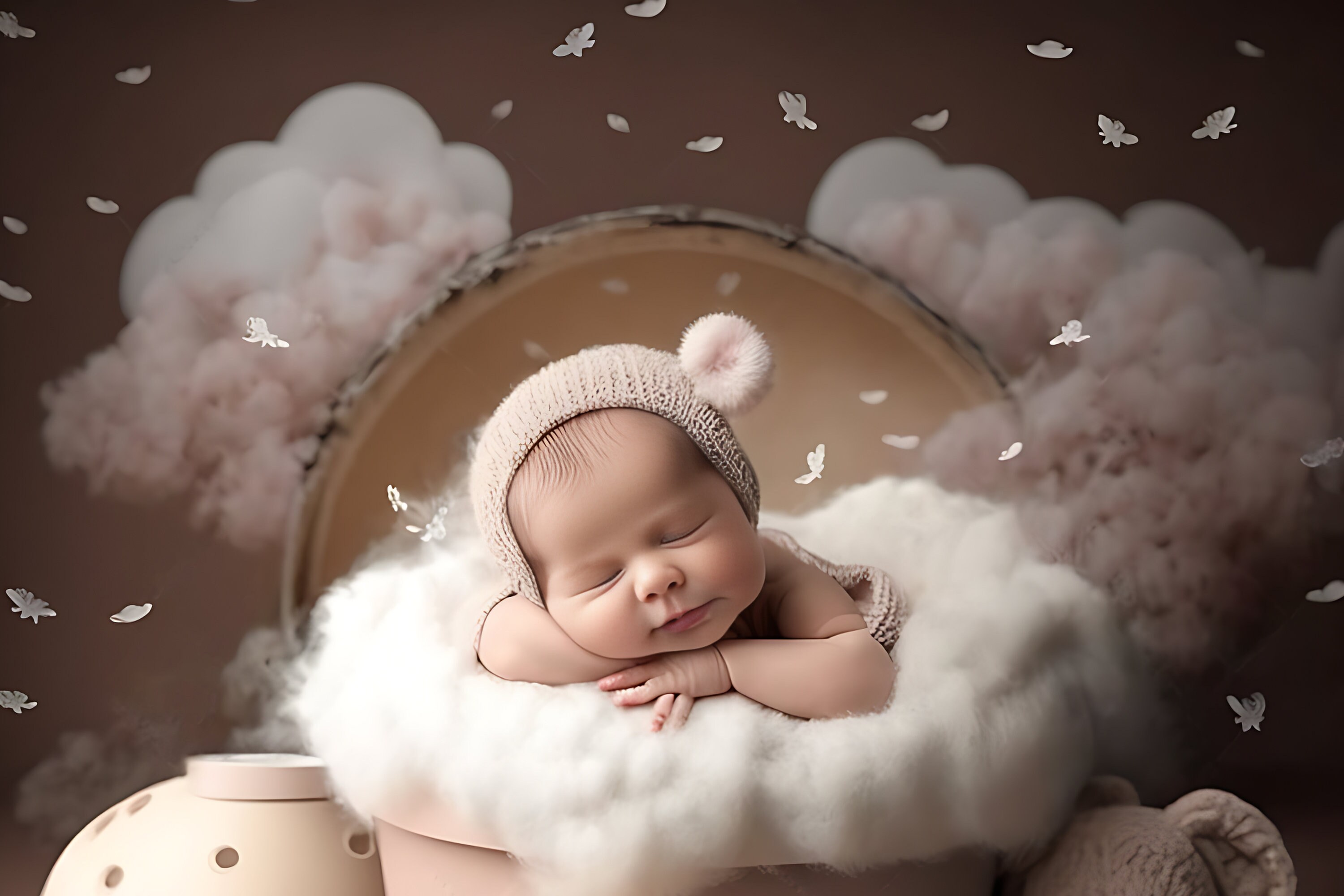 FEATHER Digital Newborn Print Images, Backdrop Image Photo, Photography ...