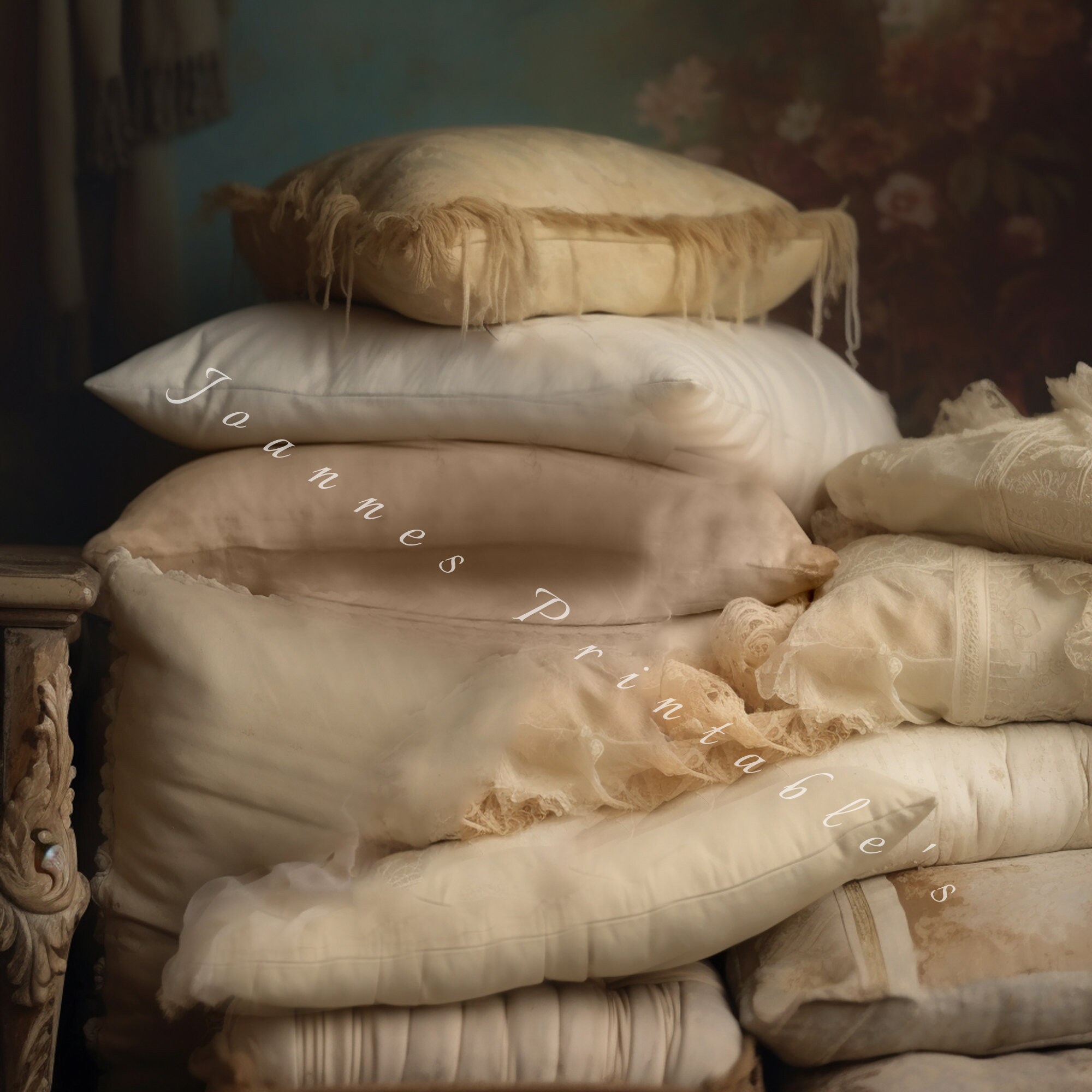Boho Child Cushion Toddler Backdrop Newborn Props Photography Backdrop ...