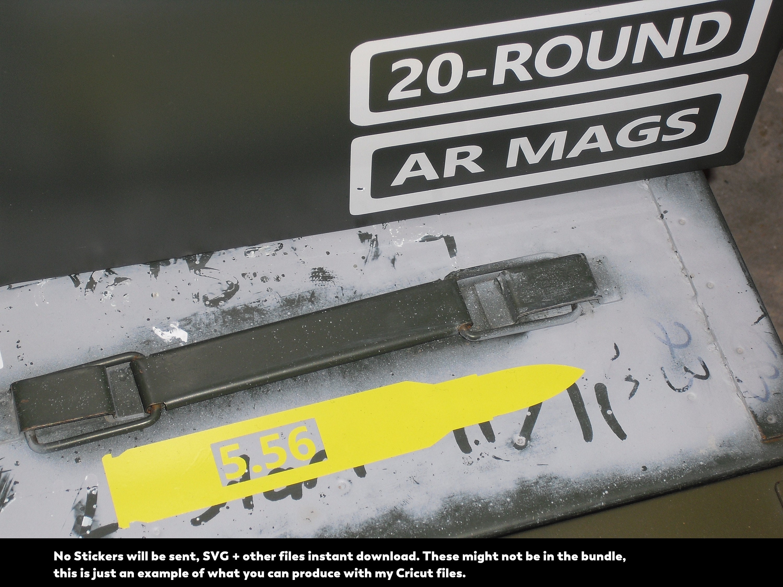 Ar15 Magazines Pictogram Reloading Pictogram Ammo Organization Label ...