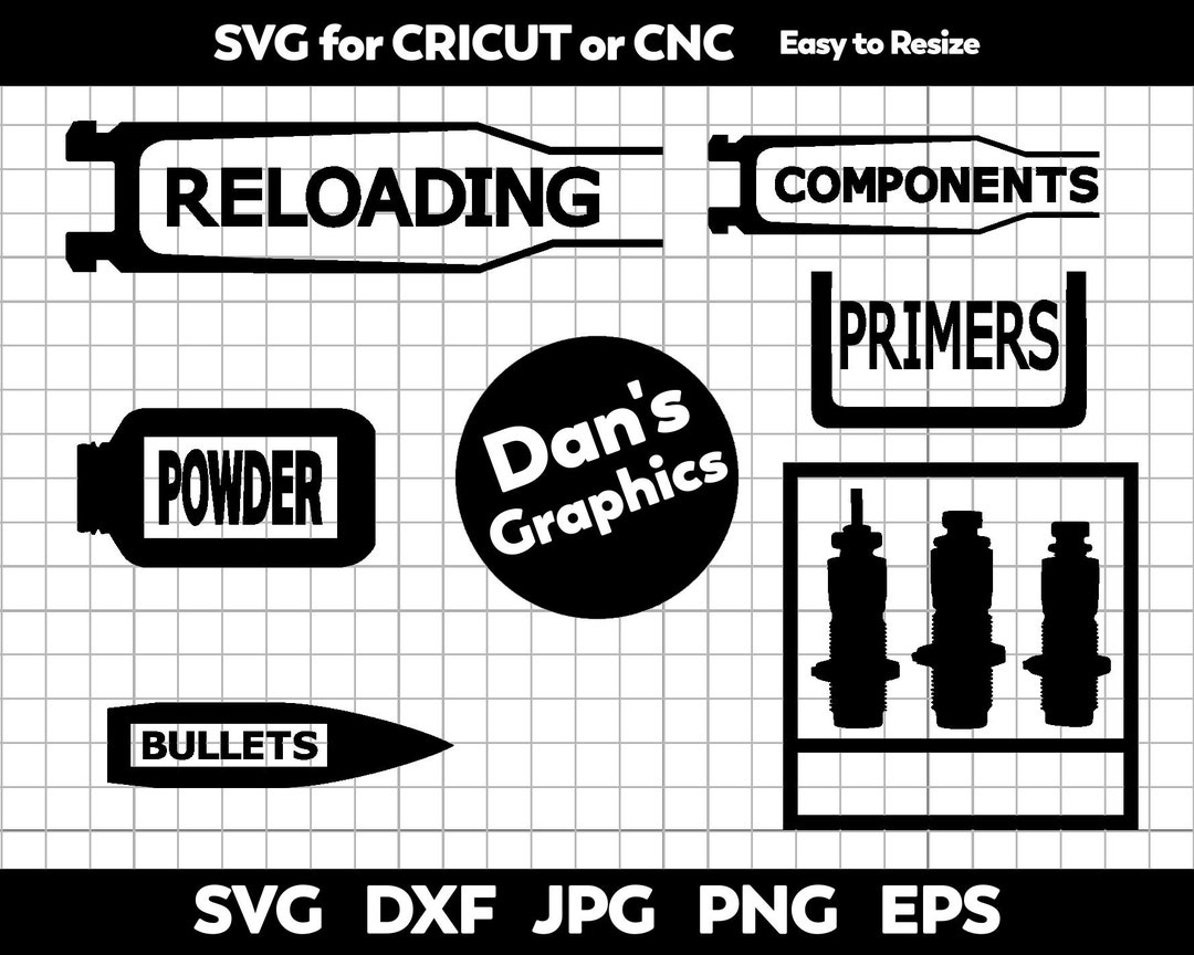 Reloading Storage Pictogram | Reloading Pictogram | Ammo Organization ...