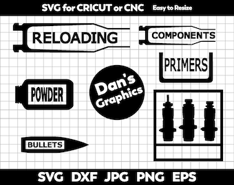Ar15 Magazines Pictogram Reloading Pictogram Ammo Organization Label ...