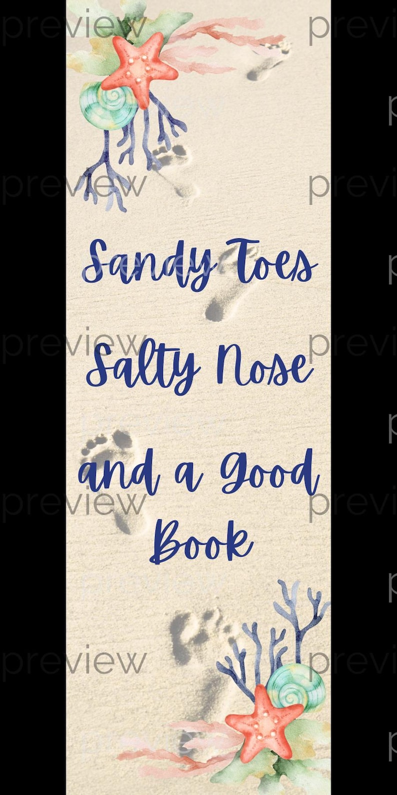 Beachy Bookmarks, Summer Reading Quotes, Set of 5 (digital Download) - Etsy
