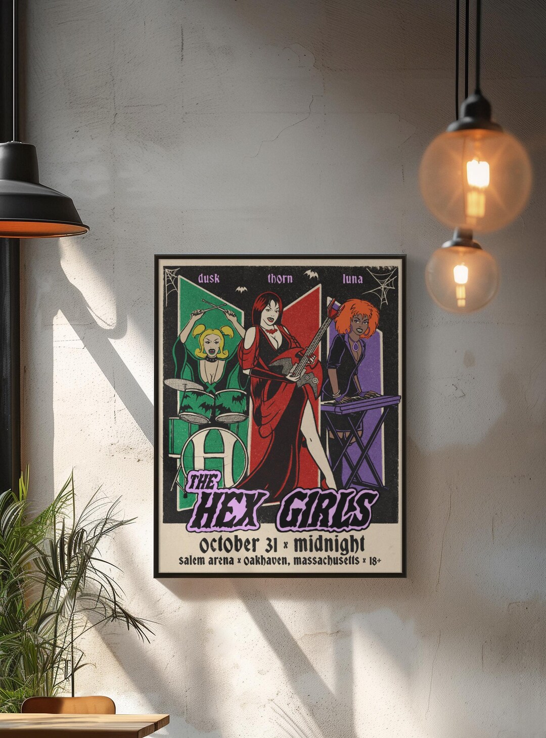 Hex Girls Tour Poster, Hex Girls Band, Hex Girls Concert, Hex Girls ...