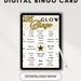 Printable Glow up Bingo Card | 2025 Bingo Card | New Year's Resolutions ...