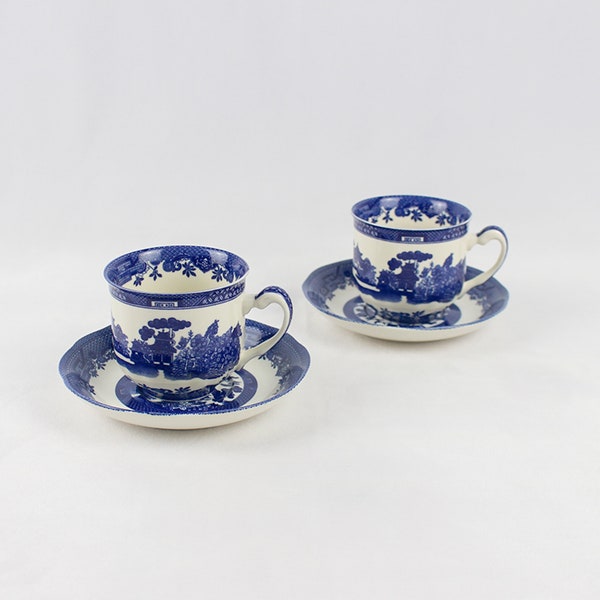 Blue Willow Tea Cup - Etsy