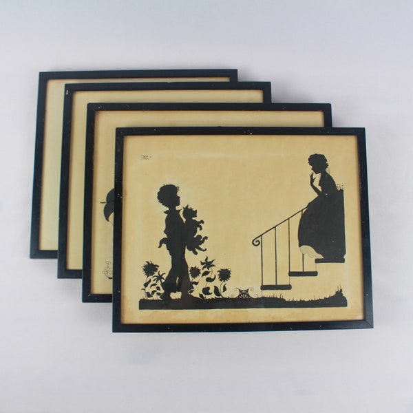 Vintage Silhouette - Etsy