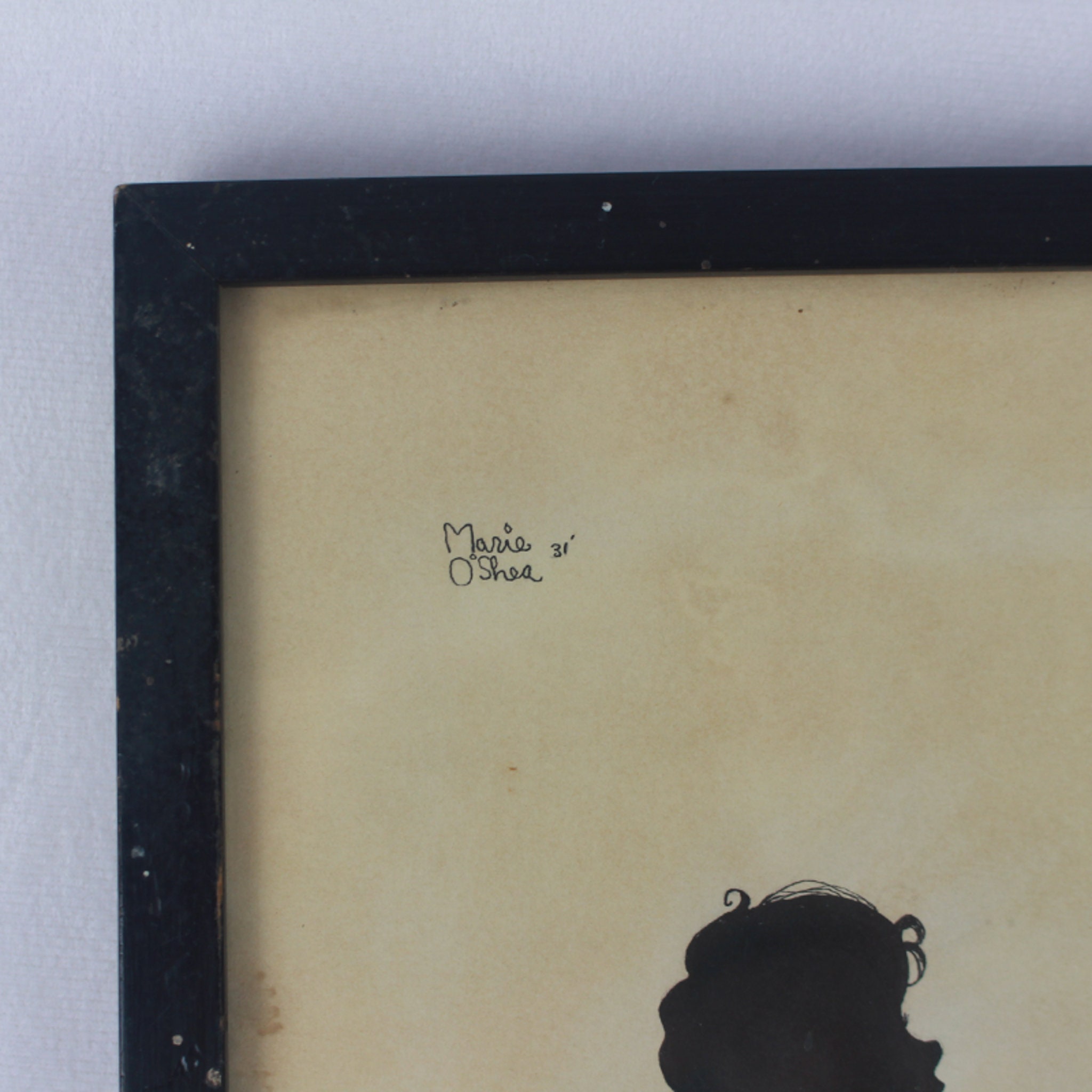 Set of 4 Vintage Silhouette Art Pieces - Classic Handmade Scenes, Black ...