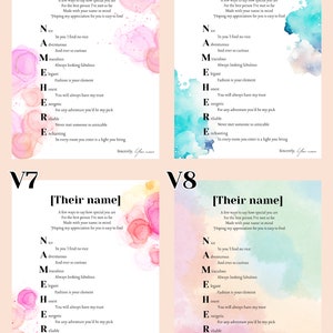 Acrostic Poem, Acrostic Name Poem, Poem Gift, Gift Poem, Personalized ...